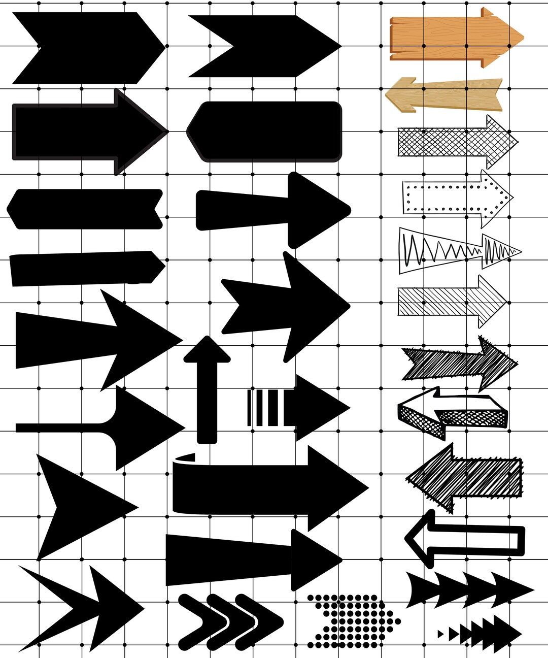 Arrow Sign Svg Direction Signs Cut File Arrow Svg Digital - Etsy