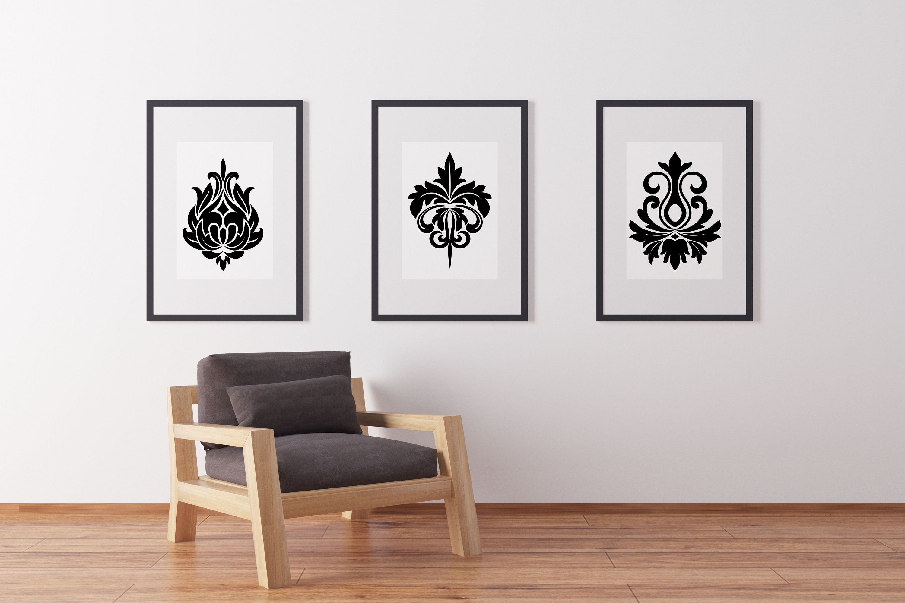 Heraldic Svg Bundle Floral Heraldry Crest Isolated Floral - Etsy