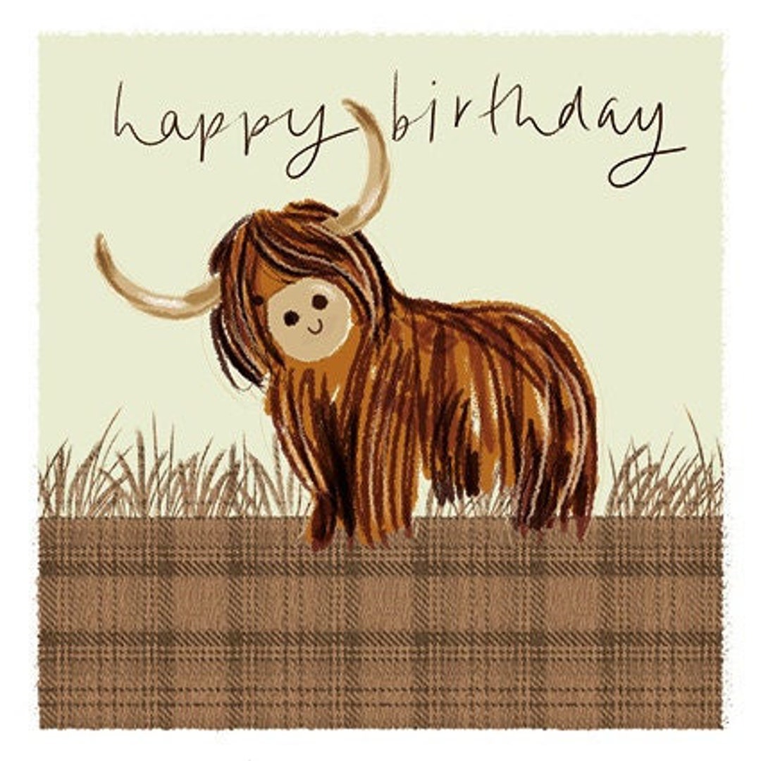 Mccoolloch Birthday Card matched Gift Wrap - Etsy