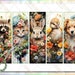 Spring Animals Bookmarks, Watercolor Digital Sheets, 2x6,3 Inch 20 ...