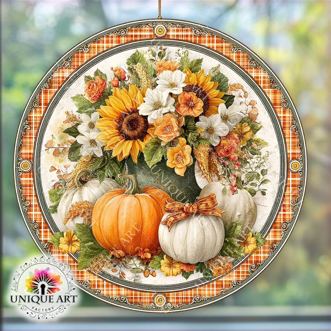 Autumn Pumpkins Round Clipart, Printable 16 PNG Image, Decorative Gift ...