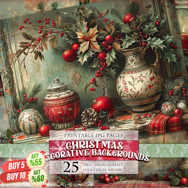 Decoupage Christmas - Etsy