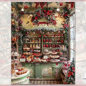 Christmas Bakery Shop Vol.02, Printable Digital Images, Scrapbook Pages ...