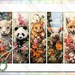 Spring Animals Bookmarks, Watercolor Digital Sheets, 2x6,5 Inch 20 ...