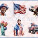 4th of July Peoples / Independence Day / Patriotic Watercolor Clipart ...