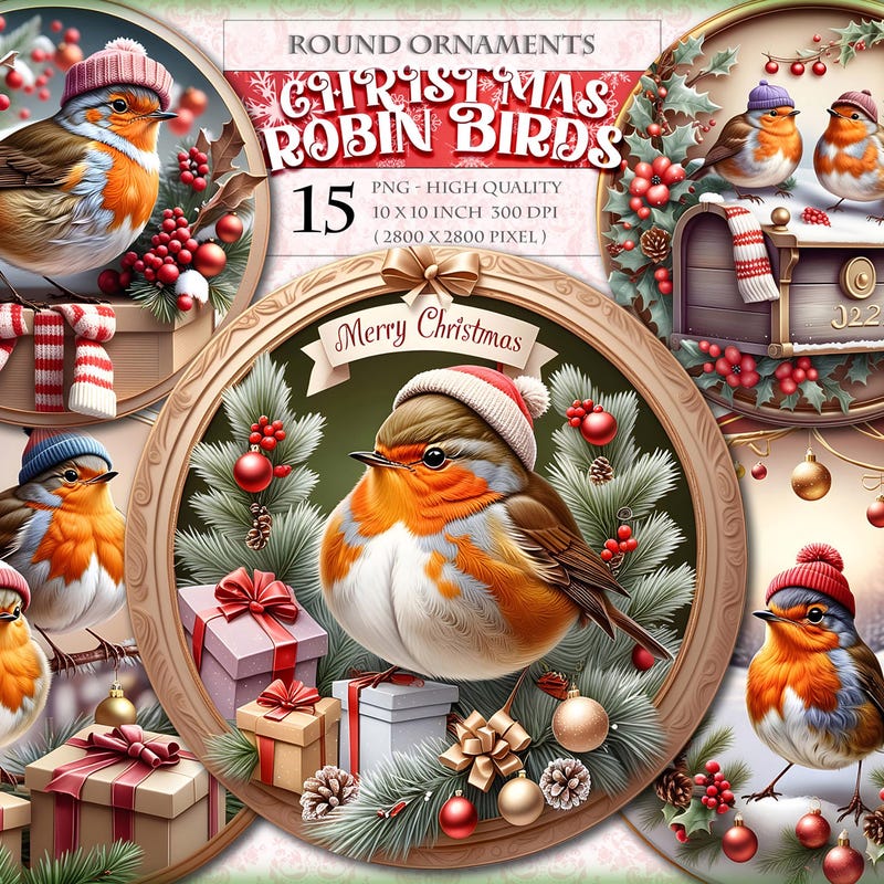 Robin Crystal Ornament - Etsy