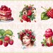 Raspberry Love Raspberry Themed Watercolor Clipart Bundle - Etsy