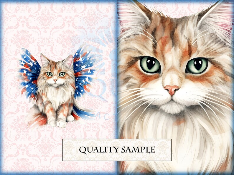 4th of July Animals / Independence Day / Patriotic - Etsy