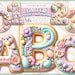 Easter Alphabet and Numbers, Clipart Bundle, 36 HQ Printable ...