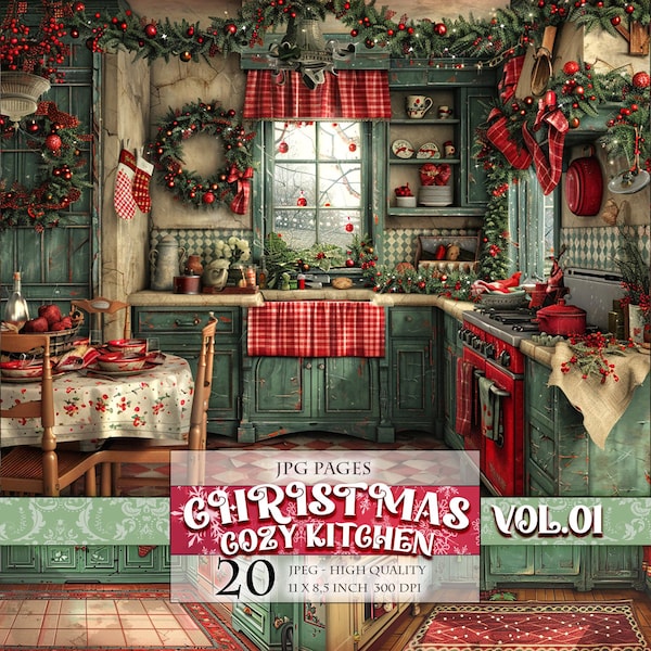 Christmas Kitchen Printable - Etsy