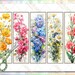 Spring Flower Bookmarks, Watercolor Digital Sheets, 2x6,3 Inch 25 ...