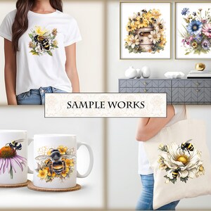 Bee Life, Honeybee and Beekeeping Themed Watercolor Clipart Bundle ...
