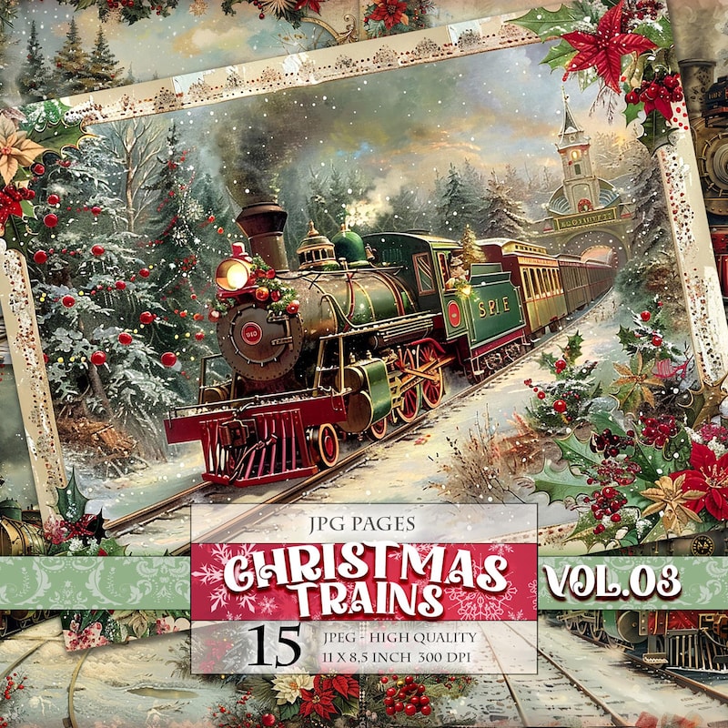 Noel Christmas Tree Train - Etsy