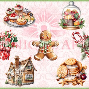 Christmas, Watercolor Clipart Bundle, HQ Printable, PNG Format, Instant ...