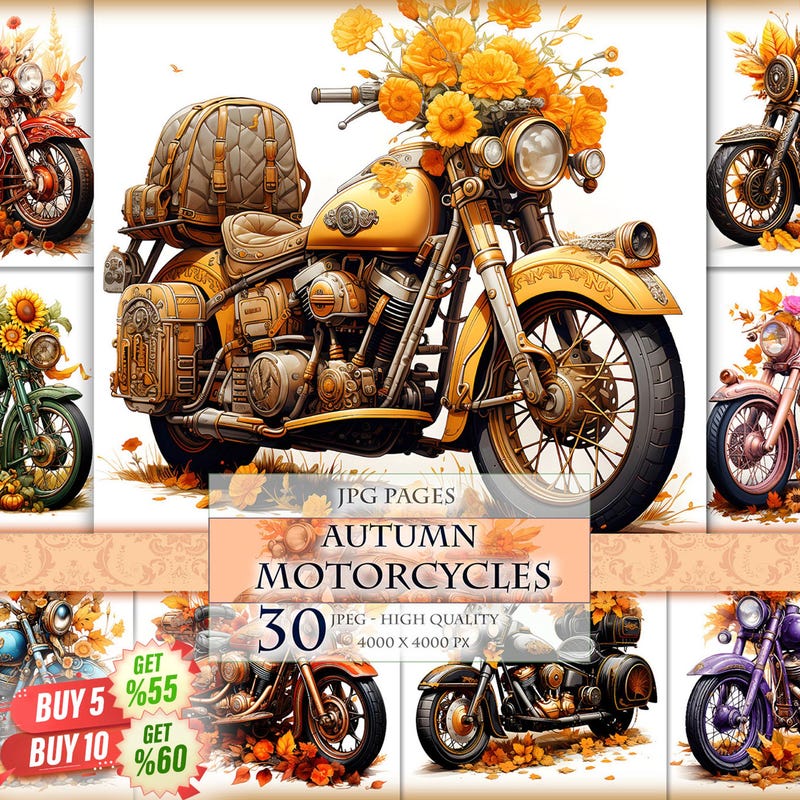 Motorcycle Printable - Etsy