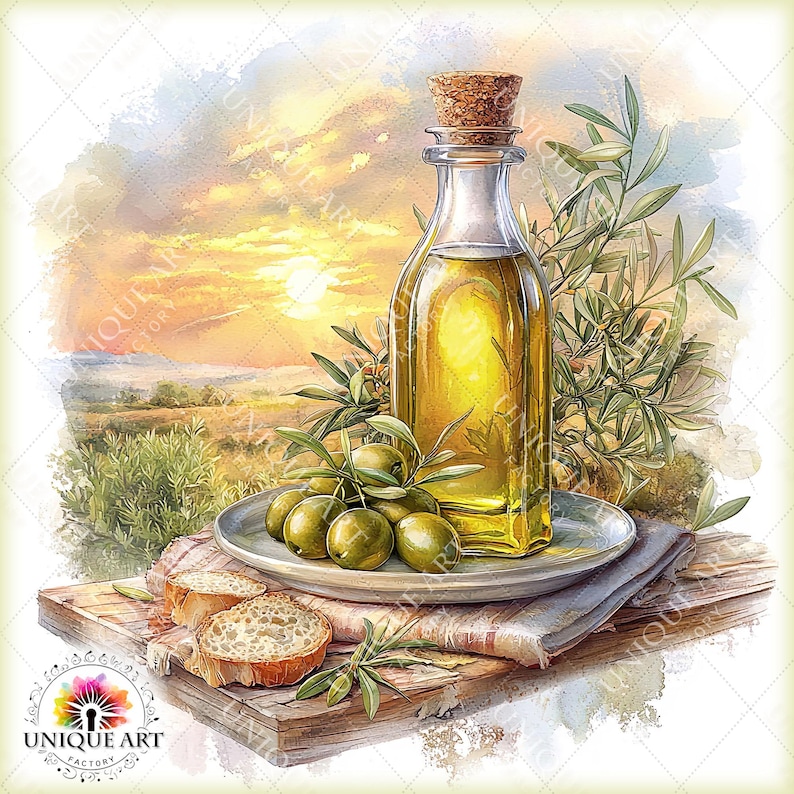 Olive Story Vol.02, Printable HQ 30 JPG Image, Olive Oil Harvest ...