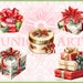 Christmas Gift Box, Watercolor Clipart Bundle, HQ Printable, PNG Format ...