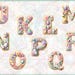 Easter Alphabet and Numbers, Clipart Bundle, 36 HQ Printable ...