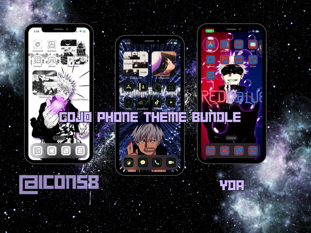 Gojo Satoru Phone Theme Bundle - Etsy