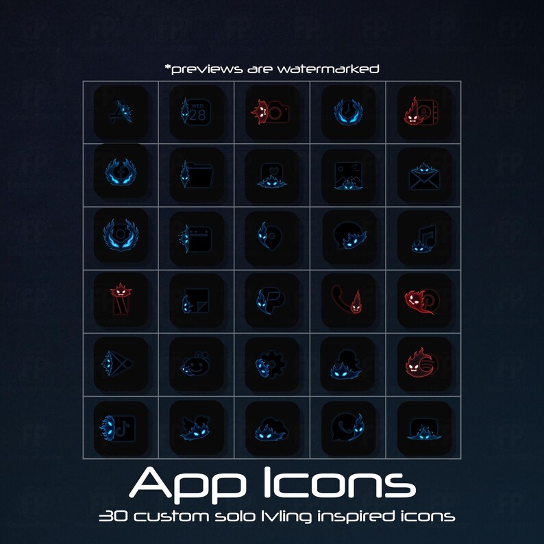 Solo Leveling App Icon Theme – Sung Jinwoo Ios Dark Anime (digital ...