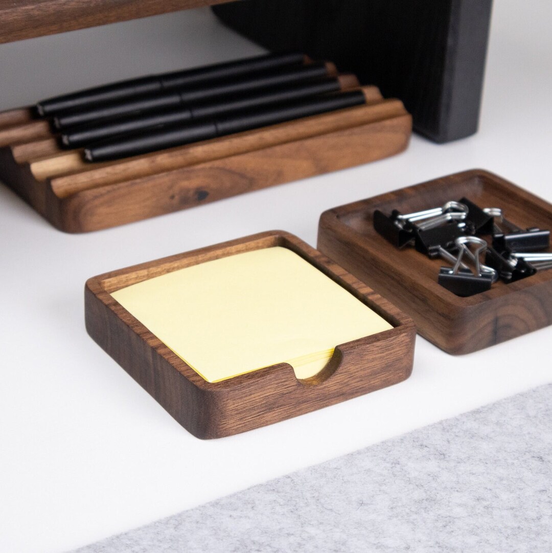 Sticky Note Holder Post It Holder Office Desk Organization - Etsy