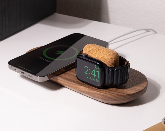 AW2 Dual Apple Watch Flush Mount Charging Stand - Etsy