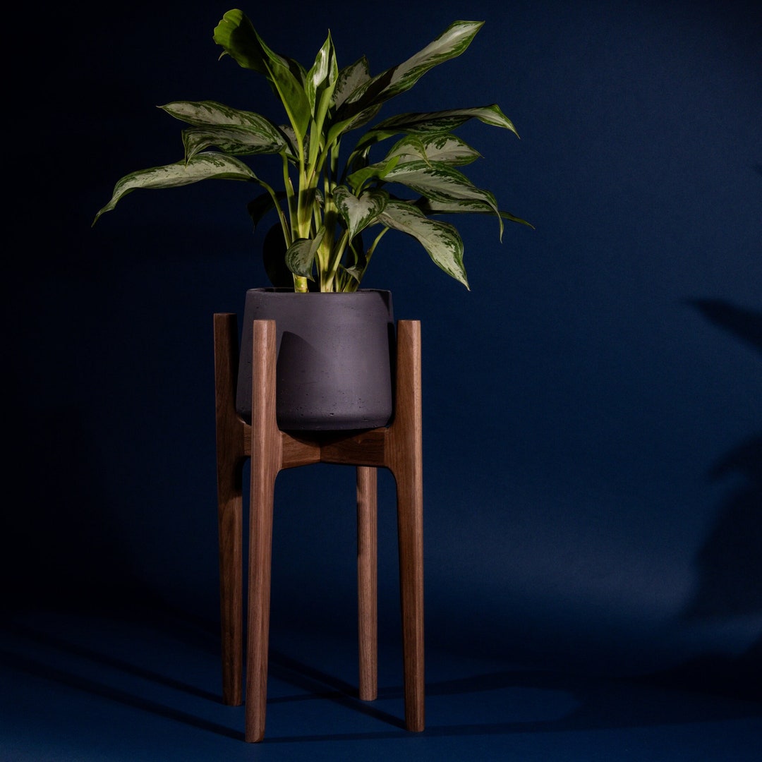 Minimal MCM Style Plant Stand, Handmade Plant Stand for Plant Lovers ...