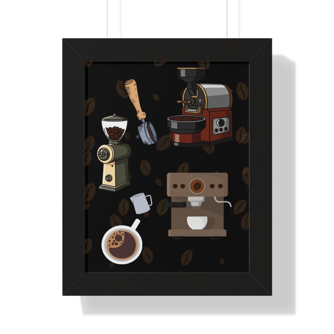 Barista Made Coffee Poster, Cafe Wall Art, Kitchen Decor - Etsy
