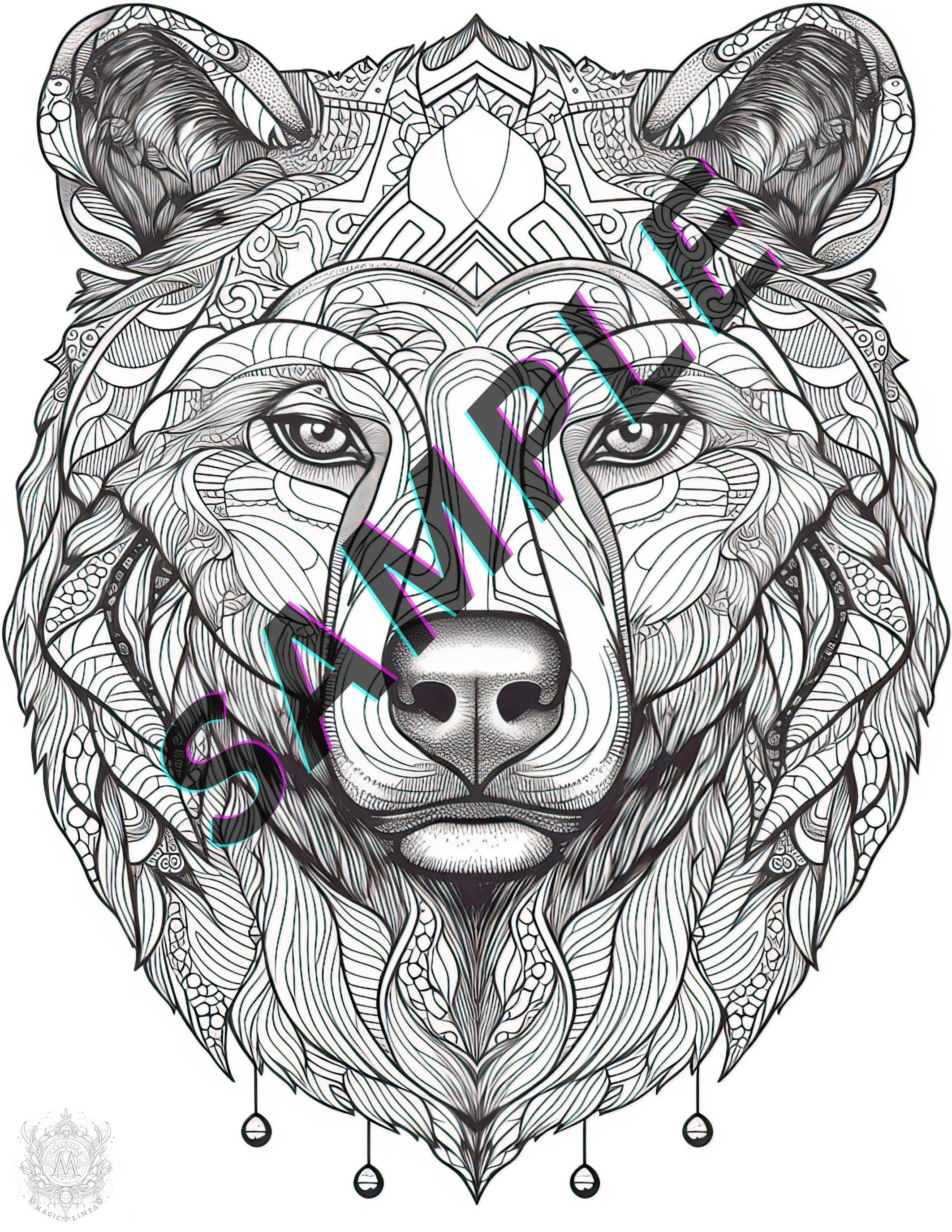 Animal Mandalas 10 Exquisite Adult Coloring Pages Featuring Stunning ...