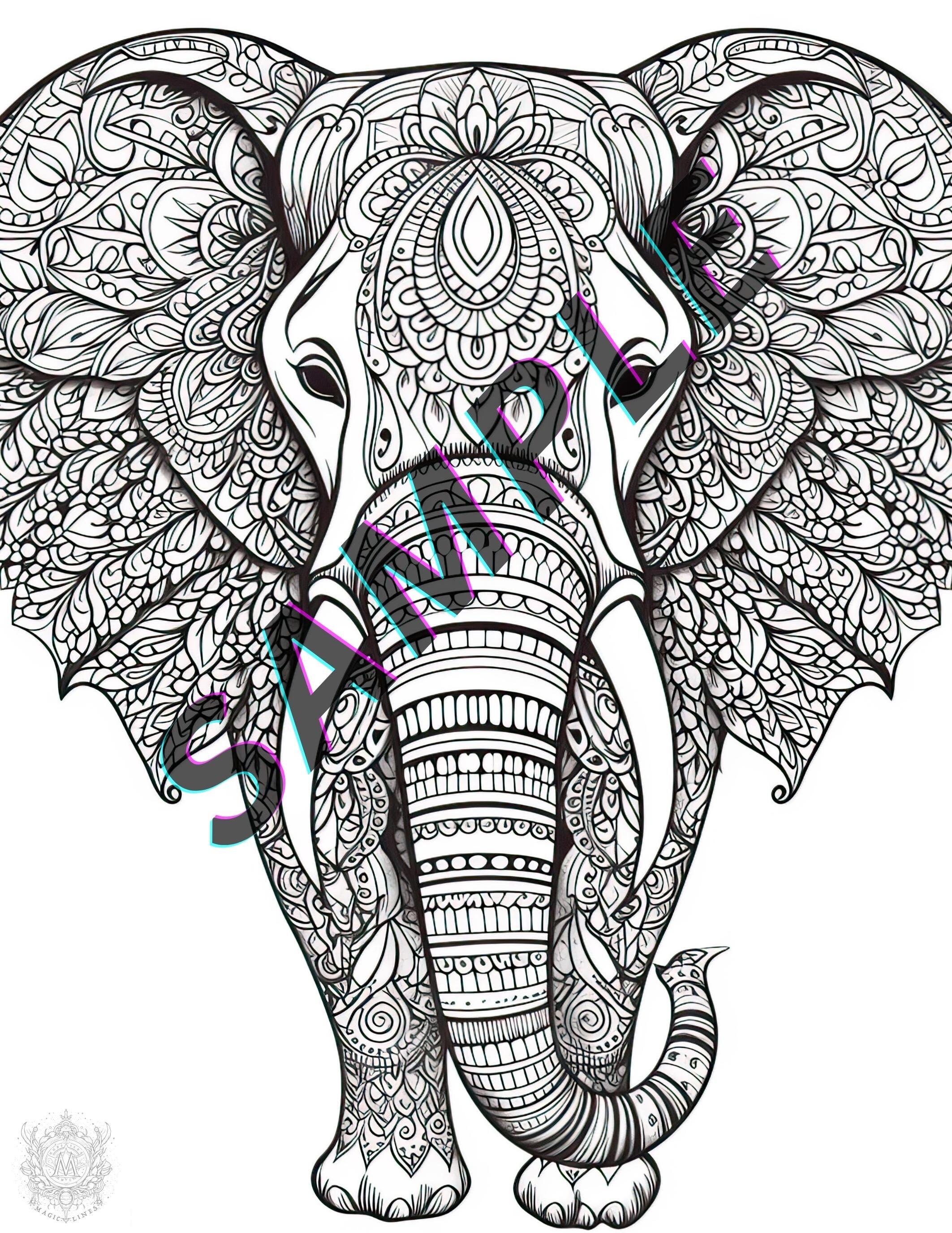 Animal Mandalas 10 Exquisite Adult Coloring Pages Featuring Stunning ...