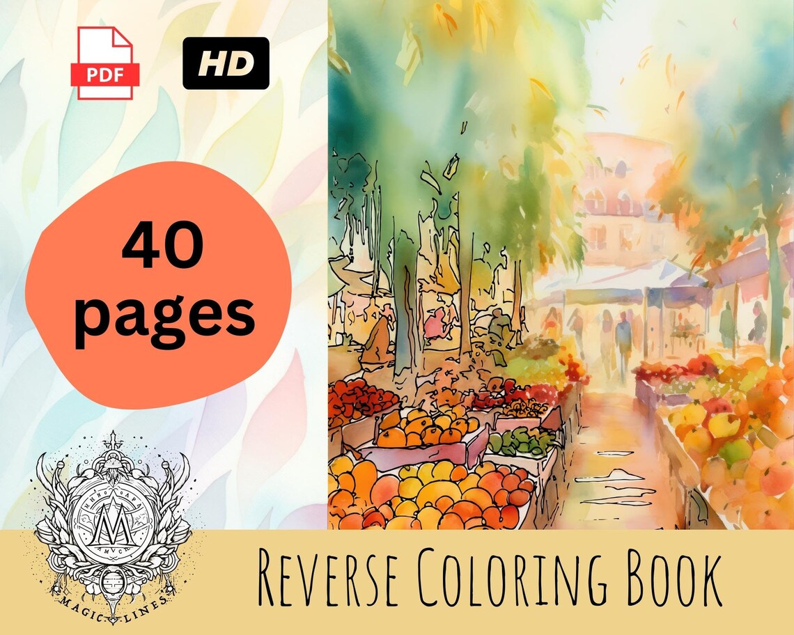 Reverse Coloring Pages 40 Printable Backward Coloring Pages Without the ...