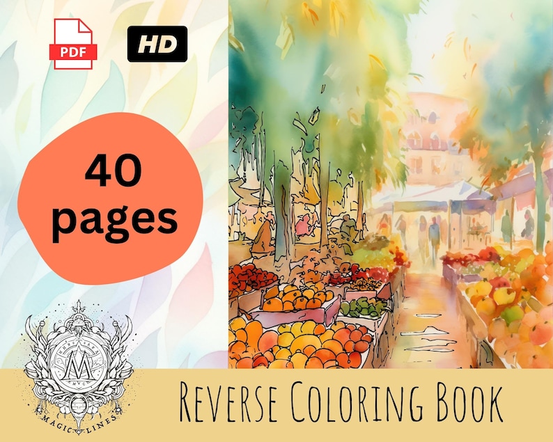 Reverse Coloring Pages 40 Printable Backward Coloring Pages Without the ...