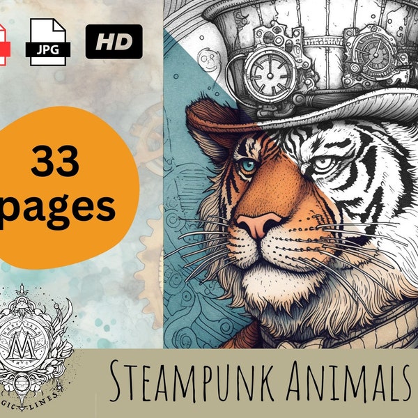 Steampunk Animals - Etsy