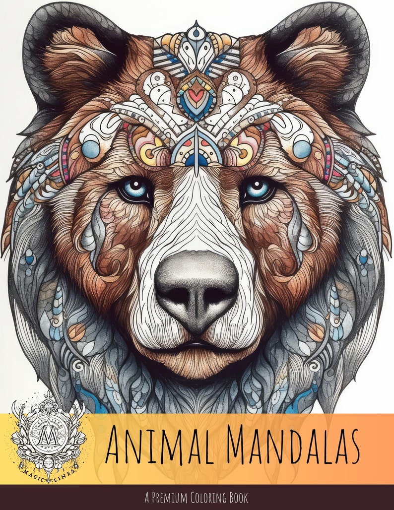 Animal Mandalas 10 Exquisite Adult Coloring Pages Featuring Stunning ...
