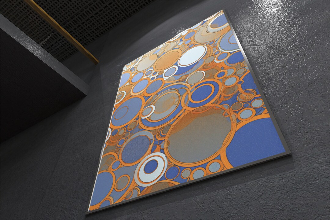 Blue Oculus Digital Printable Download Digitalart Digitalprints ...