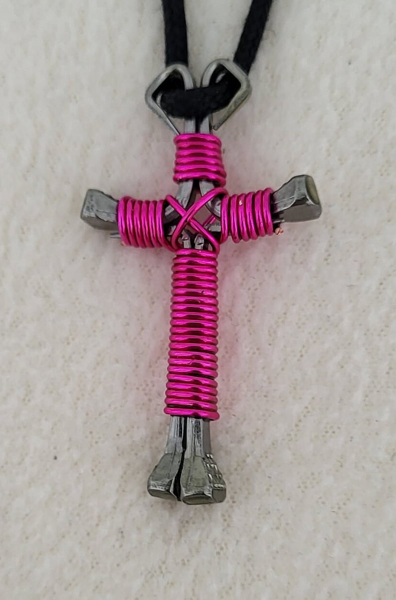 Nail Cross Necklace - Etsy