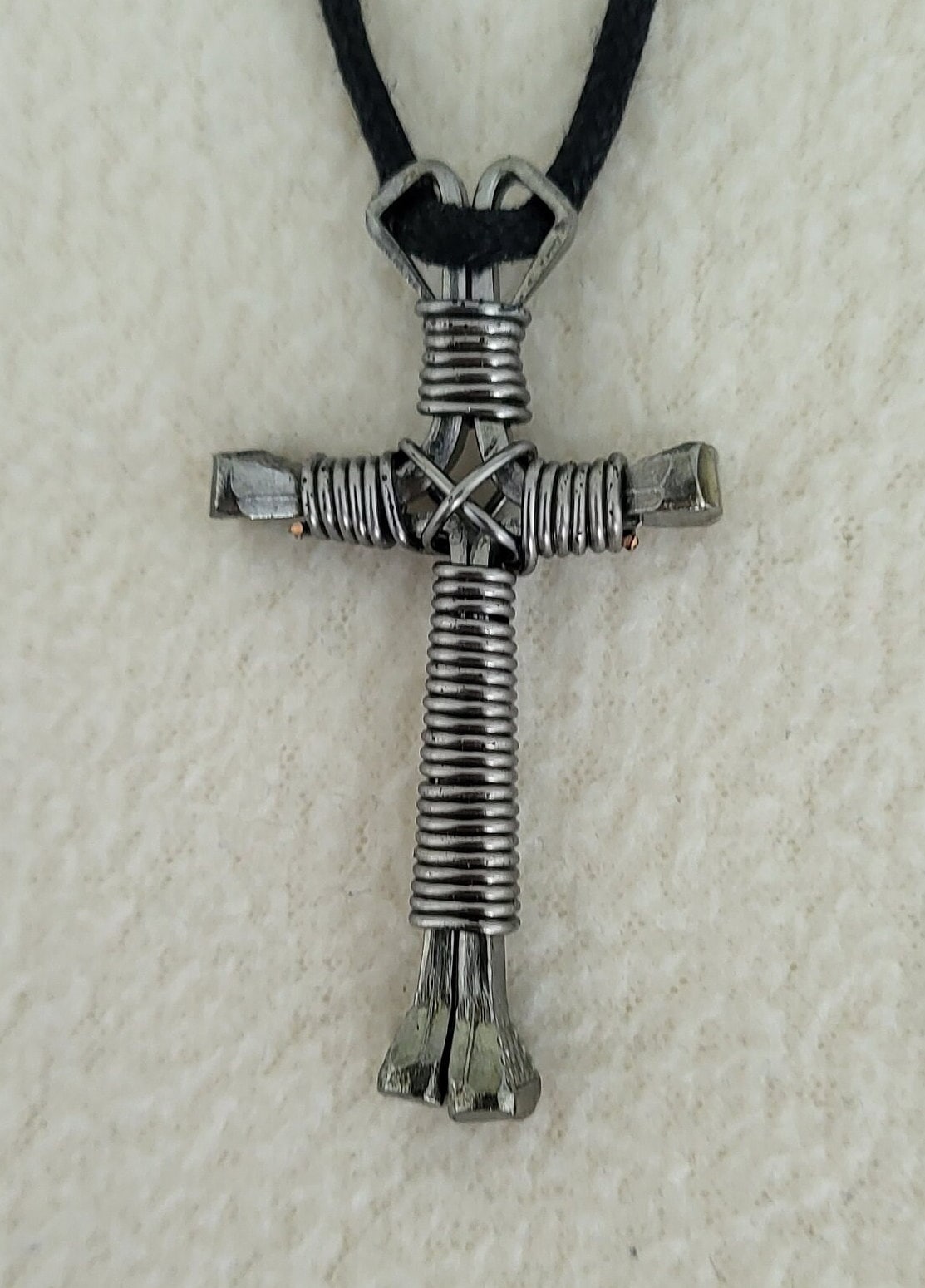 Nail Cross Necklace - Etsy