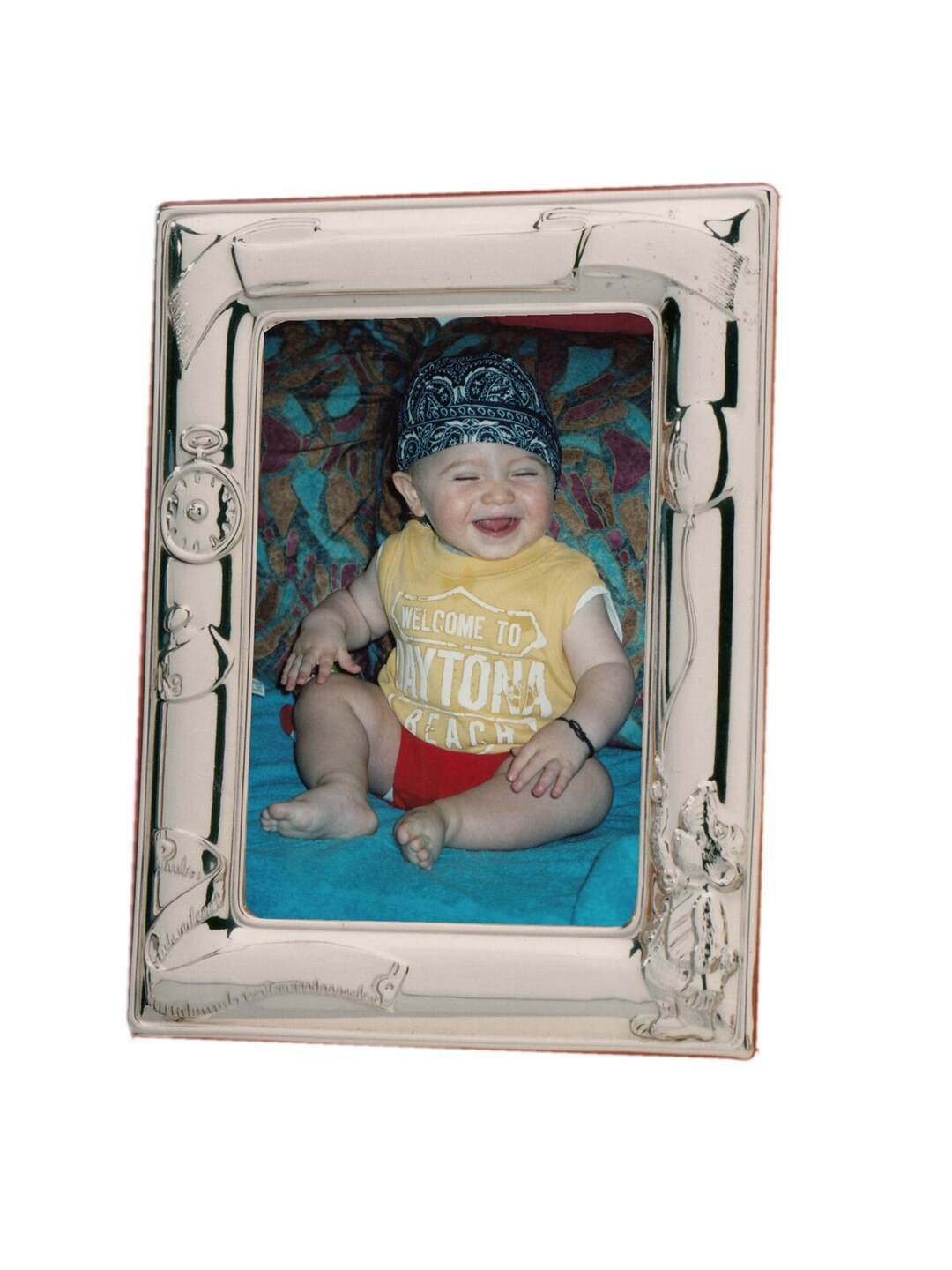 925 Silver Baby Frame for Birth Completely Customizable - Etsy