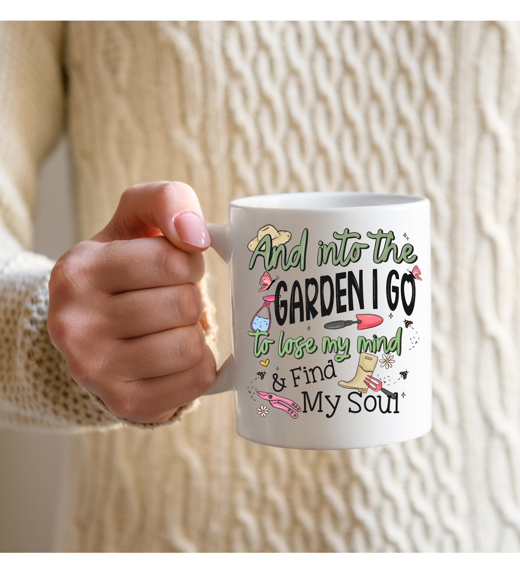 Gardner Svg,into the Garden I Go to Lose My Mind and Find My Soul ...
