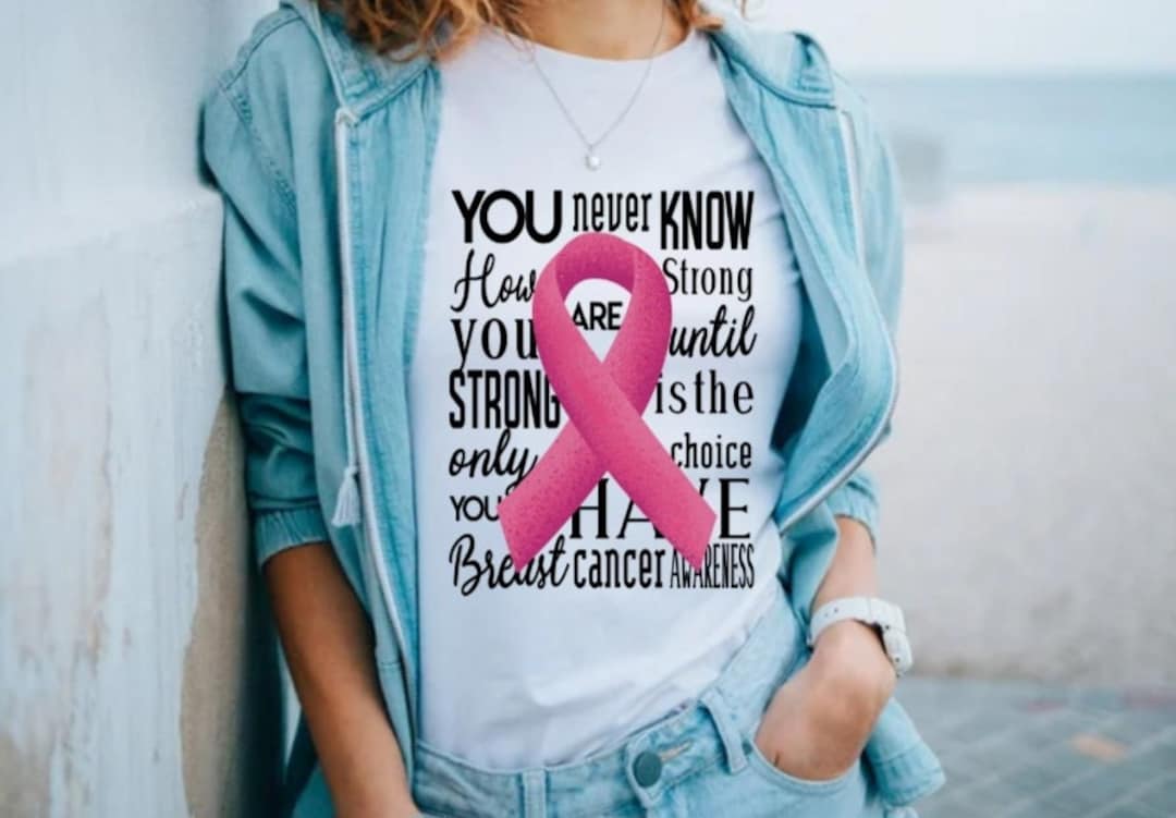 Powerful Inspirational Breast Cancer Awareness Shirt, Breast Cancer Png ...