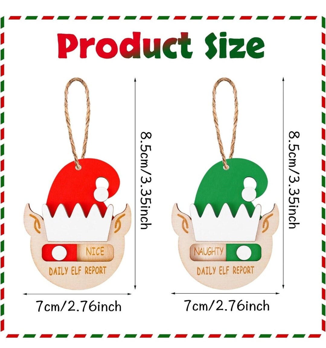 Daily Elf Report Ornament,elf Report Ornament,interactive Ornament ...