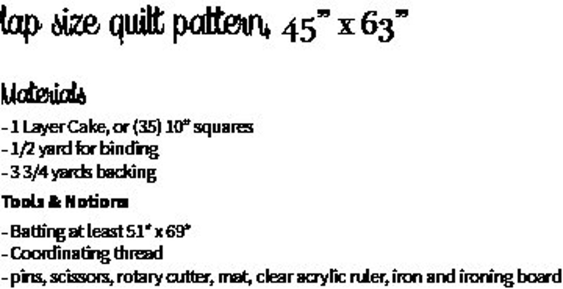 PDF Oxford Throw Quilt Pattern Download Layer Cake Quilt - Etsy Canada