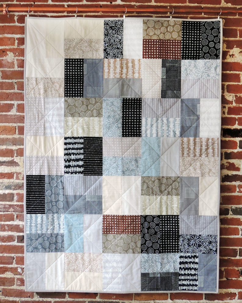 PDF Oxford Throw Quilt Pattern Download, Layer Cake Quilt, Beginner ...