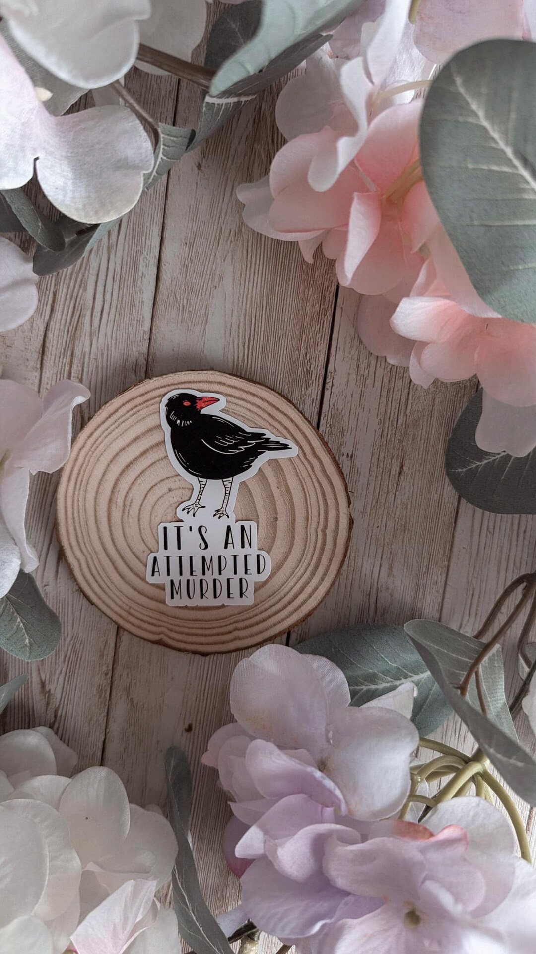 It's an Attempted Murder Sticker - Etsy