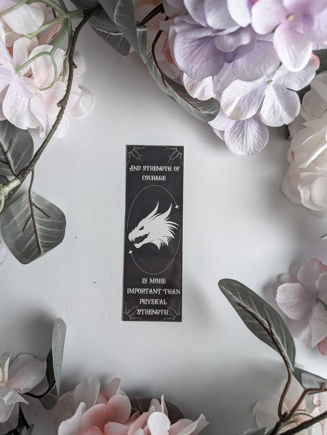Strength of Courage Fourth Wing Bookmark - Etsy Australia