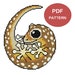 Curled Gecko Cross Stitch Pattern - Etsy