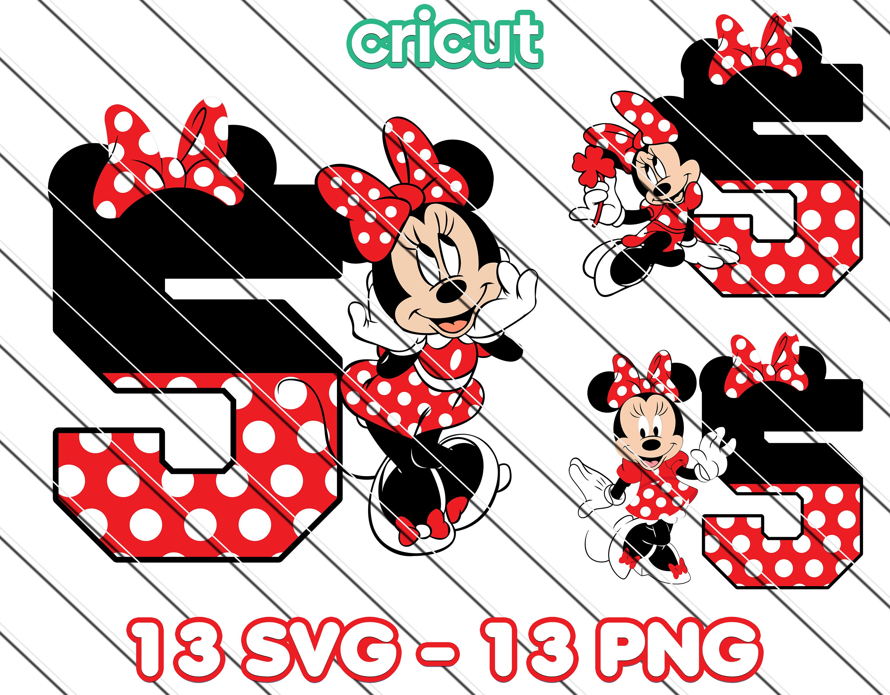 Minnie Mouse 5th Birthday Minnie Mouse Svg Minnie Mouse Svg - Etsy
