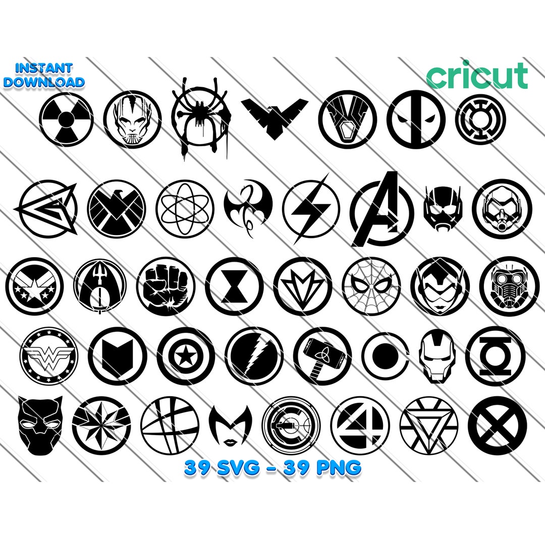 Marvels Svg Marvel Avengers Svg Marvels Svg for Cricut - Etsy
