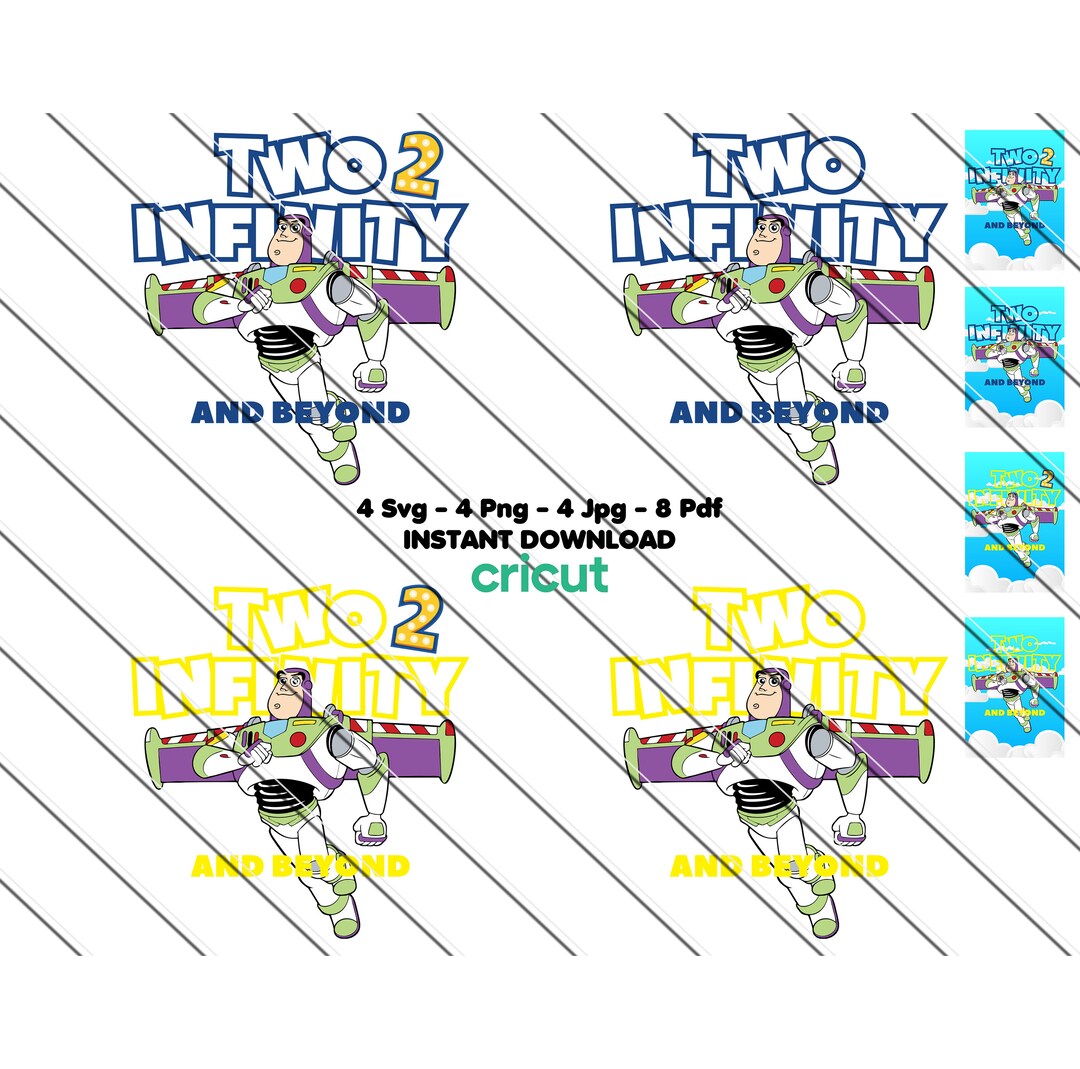 Two Infinity & Beyond SVG: Toy Story Buzz Lightyear 2nd Birthday ...