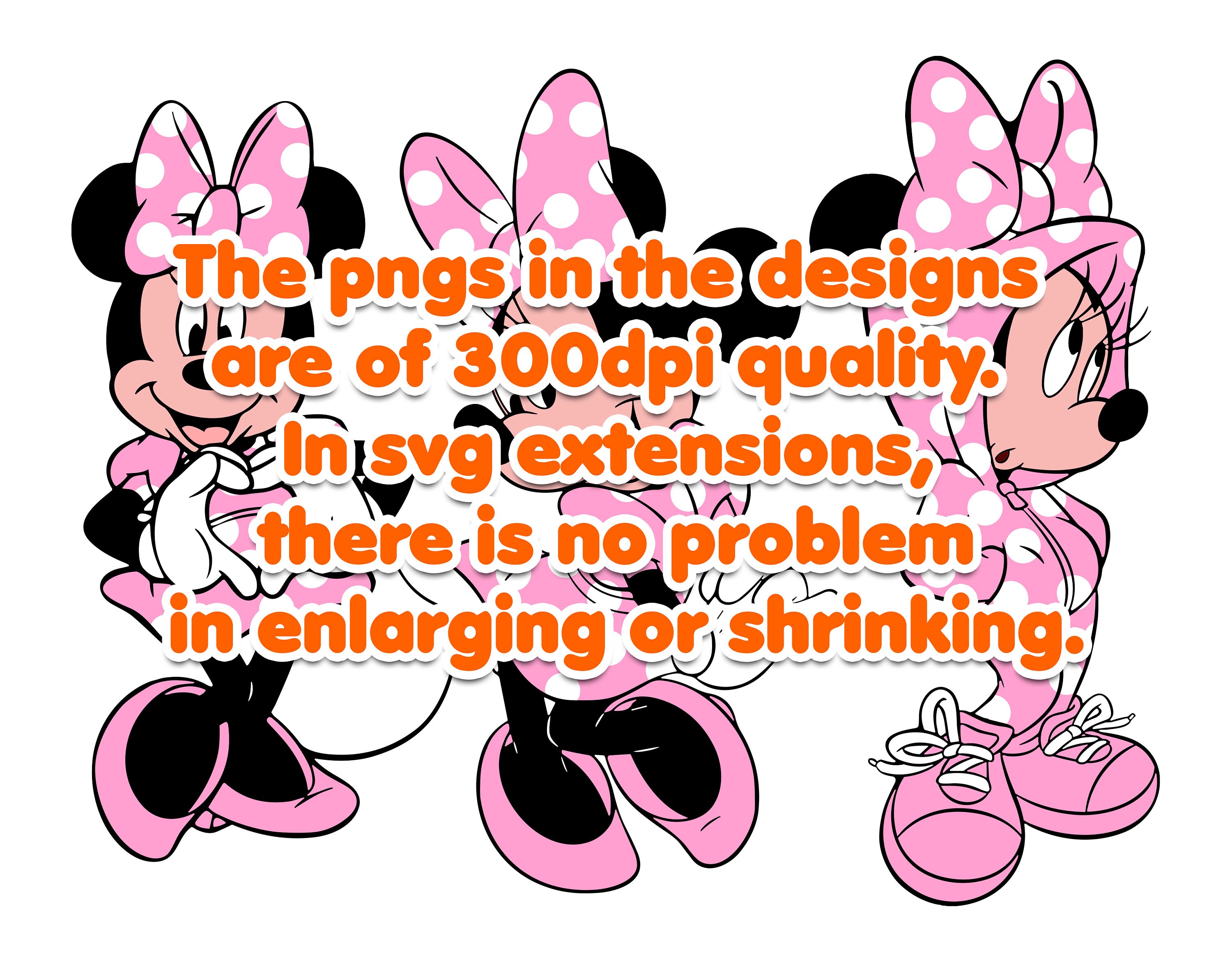 Minnie Mouse Svg, Minnie Mouse Svg for Cricut, Minnie Mouse Png, Pink ...